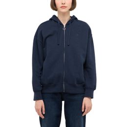 Mustang Damen Sweatshirt "Damen Style Rochelle", blau, Gr. L, 100% Baumwolle, Sweatshirts