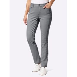 WITT WEIDEN 5-Pocket-Jeans in light grey-denim | Gr.: 36