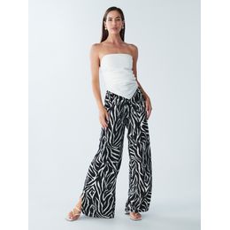 BWLDR Pants 'Barcelona' female size 44 Black / White