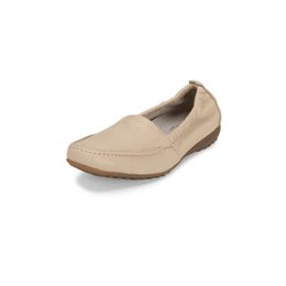 vitaform Hirschleder Mokassins in beige | Gr.: 35