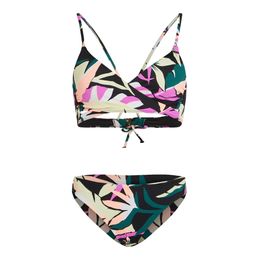 O`Neill O'neill Bikini 'Essentials Baay Maoi' Damen Gr&ouml;&szlig;e XL creme / petrol / rosa / schwarz