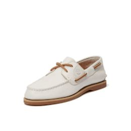 Timberland sportlicher Schn&uuml;rer Classic Boat in Wei&szlig; | Gr.: 42