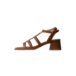 Emilie Karston Ledersandalen mit Absatz &bdquo;Catalina&ldquo; Braun | Gr.: 36