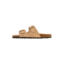 Divine Factory Leder-Pantoletten Noga Mistral Edge Beige | Gr.: 43
