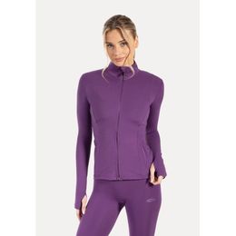 Smilodox Jacke Kenna in Lila | Gr.: M