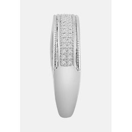 Diamant Exquis Ring aus 375 Wei&szlig;gold mit Diamant | Gr.: 56