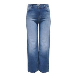 Only Carmakoma Jeans mit weitem Bein in Medium Blue Denim | Gr.: W48/L32