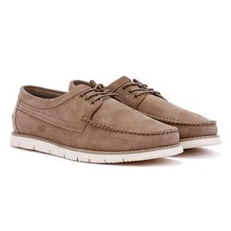 Ben Sherman Soho Herrenschuhe Aus Wildleder In Grau Mit Schn&uuml;rung