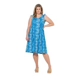 Ulla Popken Jerseykleid in denimblau | Gr.: 42-44