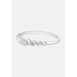 Diamant Exquis Ring aus 375 Wei&szlig;gold mit Diamant | Gr.: 56
