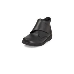 Echt Leder & vitaform Stretch Stiefeletten in schwarz | Gr.: 43
