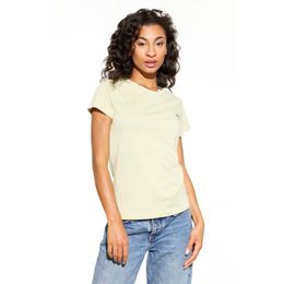 Cotton Prime 2 St&uuml;ck Damen T-Shirt O-Neck - Tee in light khaki | Gr.: M