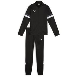 Puma Trainingsanzug "TeamRISE Tracksuit Jr" in Schwarz | Gr.: 140