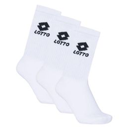 Lotto Sportsocken in Wei&szlig; | Gr.: 43-46
