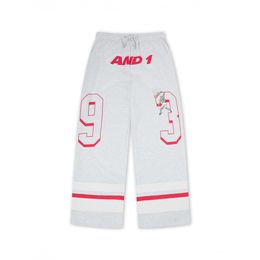 AND1 Pants male size 35/36 Light grey / Red / White