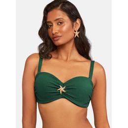 Love & Roses Bikinitop Damen Gr&ouml;&szlig;e 100 gr&uuml;n