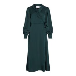Vila Kleid mit V-Ausschnitt in Scarab | Gr.: 38