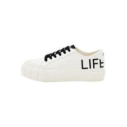 Desigual Street Awesome Schn&uuml;r-Sneaker Wei&szlig; | Gr.: 37