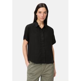 Camel Active Kurzarm Bluse mit Kentkragen in Kaviar | Gr.: 3XL