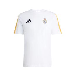 adidas Performance Funktionsshirt 'REAL DNA' Damen Gr&ouml;&szlig;e XL gelb / wei&szlig;