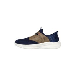 Skechers Slade Caster Schn&uuml;r-Sneaker Blau | Gr.: 45
