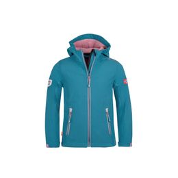 Trollkids Softshelljacke Trollfjord in teal/mauve | Gr.: 128