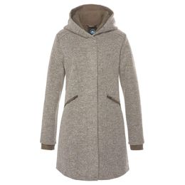 Polarino Strickmantel in beige-braun | Gr.: 44