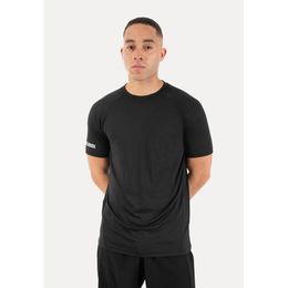 Smilodox T-Shirt Basic Davren in Schwarz | Gr.: 4XL