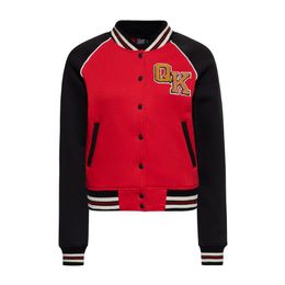 Queen Kerosin Collegejacke Wild Rebel in rot | Gr.: XS