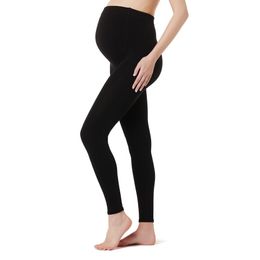 Noppies Umstandsleggings Oslo Over The Belly Thermo in Black | Gr.: M/L
