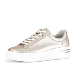 Gabor Damen Sneaker "Sneaker low", Gr. 37, silber, Schuhe