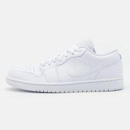 Nike Air Jordan 1 Low Herrentrainer in Wei&szlig;/Wei&szlig;/Wei&szlig;