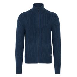 Blend Herren Strickjacke "Strickjacke BHRibes", blau, Gr. XXL, Obermaterial: 100% Polyacryl PAN., Strickjacken