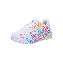 Skechers Sneaker UNO LITE - SPREAD THE LOVE in Wei&szlig;/pink | Gr.: 32