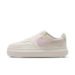 Nike Sportswear Damen Sneaker "Court Vision Alta", Gr. 42sail, pink foam, Leder, Synthetik, Schuhe, inspiriert vom Design des Nike Air Force