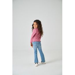 KIDS Only M&auml;dchen Bootcut-Jeans "KMGROYAL FLARED JEANS DNM NOOS", blau, Gr. 92, unifarben, Denim/Jeans, Obermaterial: 69% Baumwolle, 29% Polyester,