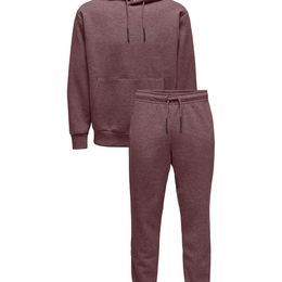 Only & Sons Only & Sons Jogginganzug 'ONSCERES' Herren Gr&ouml;&szlig;e M lila
