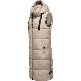 Navahoo Damen Steppweste "Schnuffelchen", grau, Gr. S, Oberstoff: 100% Polyester. Futter: 100% Polyester. Wattierung: 100% Polyester, Westen, warme