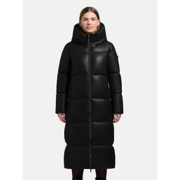 Khujo Damen Steppmantel "Destiny", schwarz, Gr. S, Obermaterial: 100% Polyurethan. Innenfutter: 100% Polyester. Wattierung: 100% Polyester.