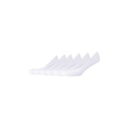 s.Oliver Damen F&uuml;&szlig;linge "6er Pack", Gr. 35, wei&szlig;, 75% Baumwolle, 23% Polyamid, 2% Elasthan, uni, Socken