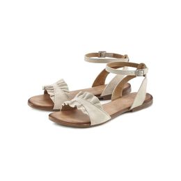 Lascana Sandale in beige | Gr.: 43