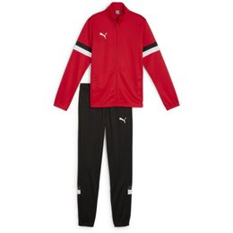 Puma Trainingsanzug "TeamRISE Tracksuit Jr" in Rot | Gr.: 140