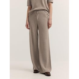 Bugatti Damen Stoffhose "Modern Fit", beige, Gr. L, 40% Wolle, 30% Viskose, 20% Polyamid, 10% Kaschmir, Hosen, Modern Fit Wollmix Kaschmir Strick