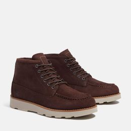 Timberland Herren Schn&uuml;rboots "BRITTON MILLSMID LACE UP CHUKKA BOOT", Gr. 41, braun, Leder, Schuhe, Winterstiefel, Schn&uuml;rstiefel, Winterschuhe
