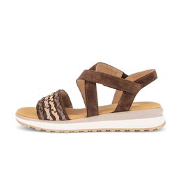 Gabor Damen Riemchensandale "Riemchensandale", Gr. 36braun, Schuhe
