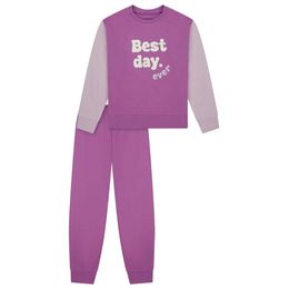 Schiesser Schlafanzug Comfort Cotton in Beere | Gr.: 164