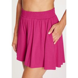 Damen Shorts, pink, Basic, Gr. S, VIVANCE ACTIVE BY LASCANA, unifarben, Single Jersey, Obermaterial: 95% Viskose, 5% Elasthan, Hosen, Rockhosen-Design