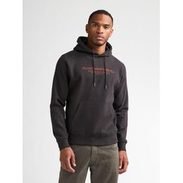 PETROL INDUSTRIES Raglan-Hoodie mit Print cedarwood in Schwarz | Gr.: M
