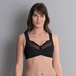 Damen Entlastungs-BH "Orely", ANITA SINCE 1886, Gr. 95, schwarz, Stoff, Obermaterial: 93% Polyamid, 7% Elasthan, bedruckt, bestickt, durchscheinend,