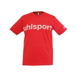 Uhlsport Sportshirt "Essential Promo T-Shirt" in Rot | Gr.: XS